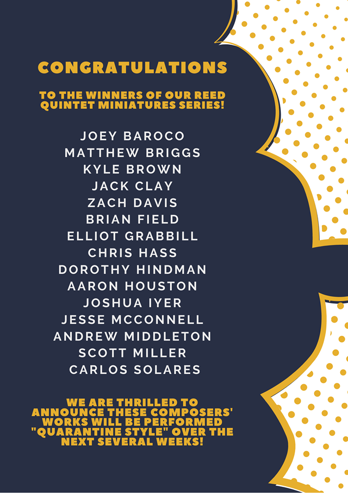 Civitasolis Reed Quintet – Call for Miniatures | Chris Evan Hass, Composer